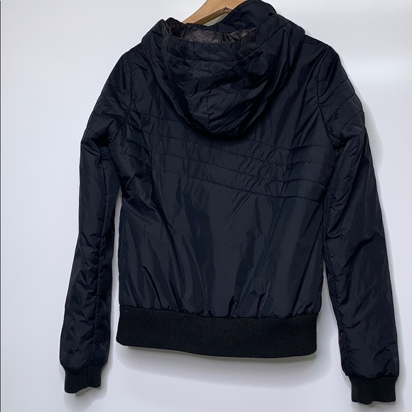 Volcom | Jackets & Coats | Volcom Black Puffer Hooded Winter Jacket ...